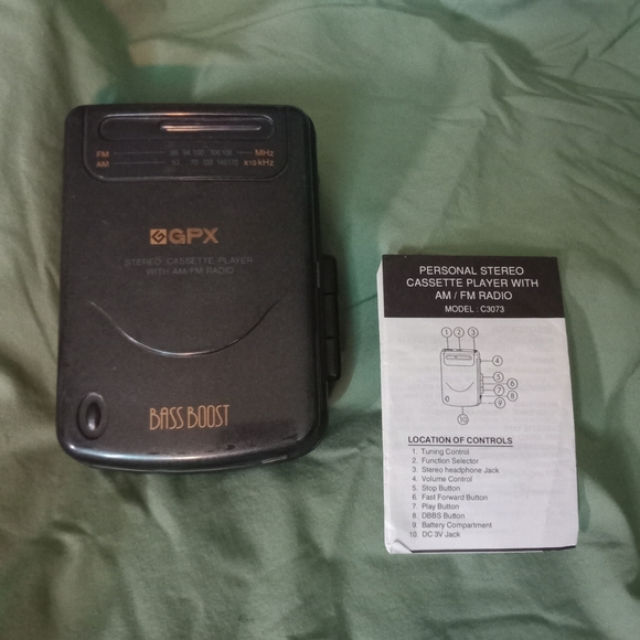 GPX | Portable Audio & Video | Vintage Gpx Cassette Tape Radio Player ...